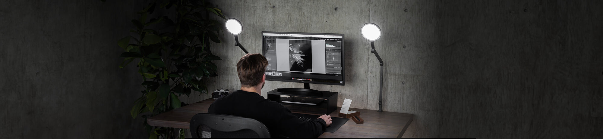 Edge Light 2.0 - Modern Work & Home Office Desk Lighting | Lume Cube