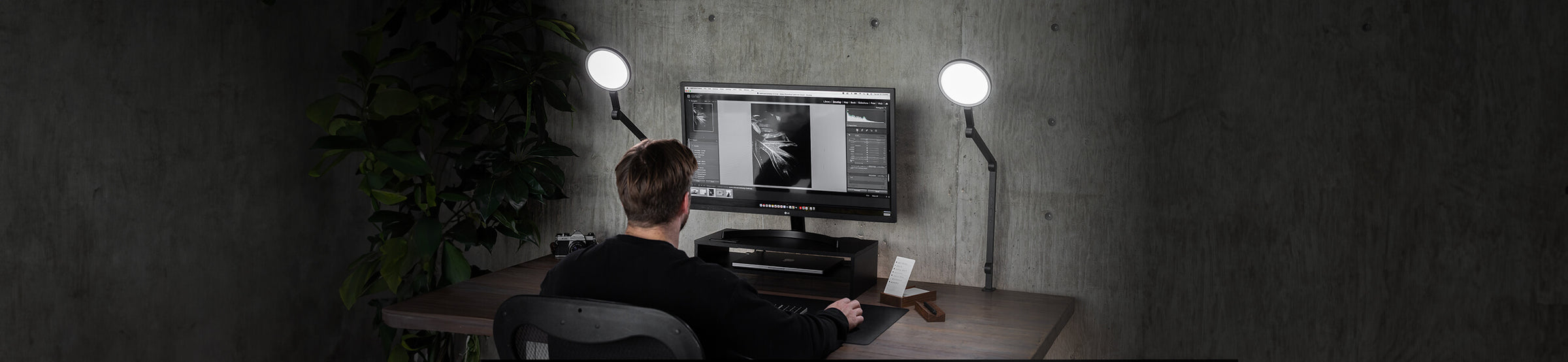 Edge Light 2.0 - Modern Work & Home Office Desk Lighting | Lume Cube