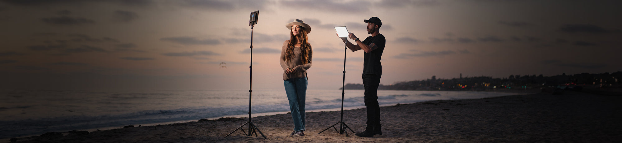 Outdoor Photography Lighting - Portable LED Lights for Photo & Video