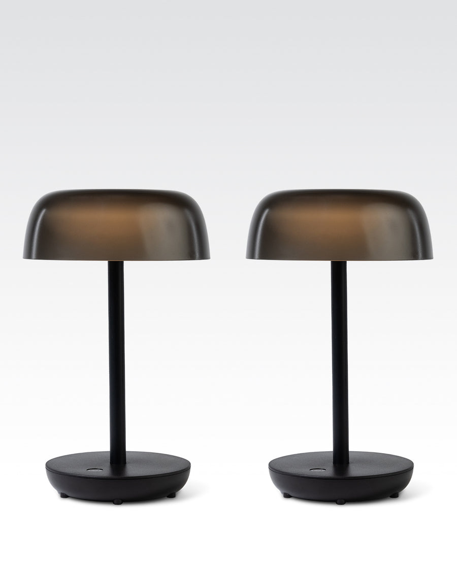 Lume Cube Solar LED Outdoor Table Lamp | Modern & Portable Patio Light