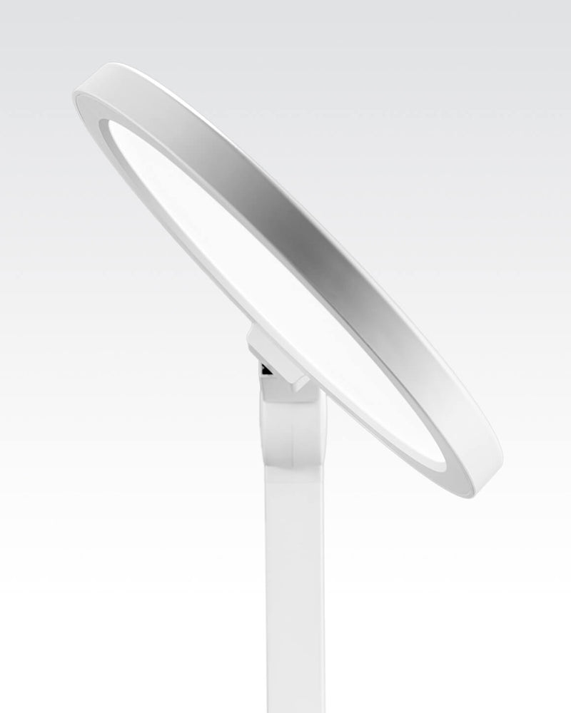 Edge Light 2.0 with Base - White LED Desk Lamp | Modern Adjustable LED ...
