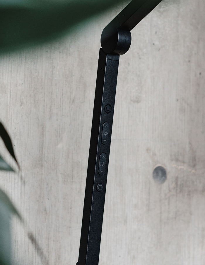 Edge Light 2.0 Black LED Desk Lamp | Modern Clamp-On Desk Light for Any ...