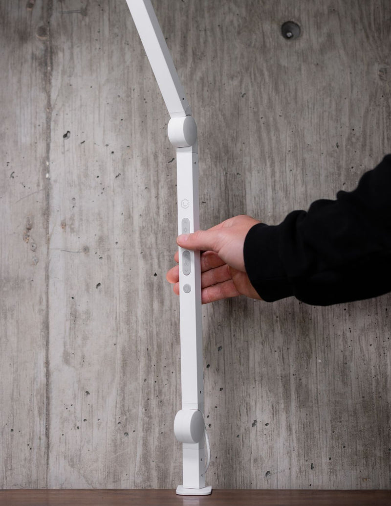 Edge Light 2.0 White LED Desk Lamp - Task & Video Stream Lighting