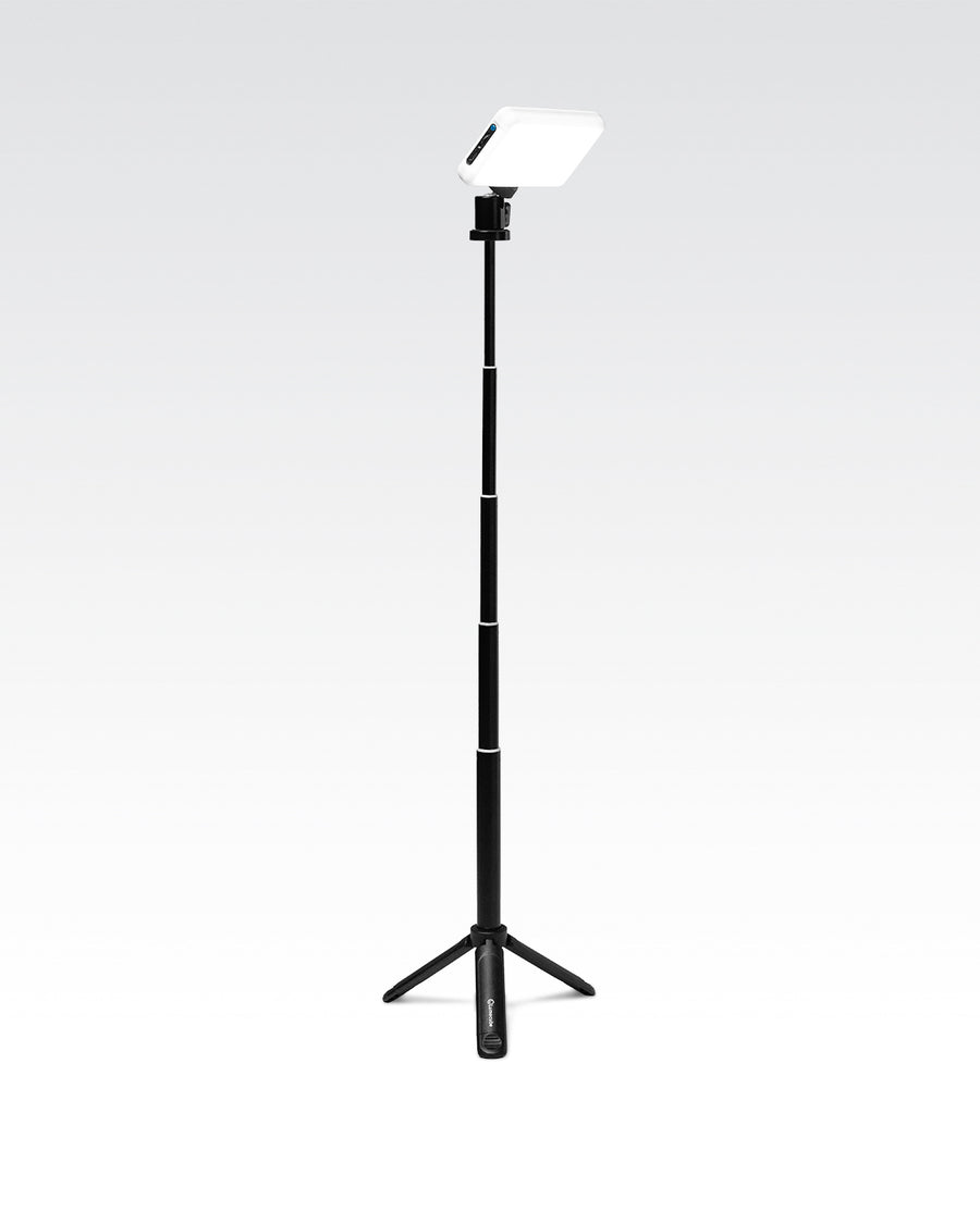 Broadcast Lighting Kit- Portable 1000 Lumen Panel Light With Stand