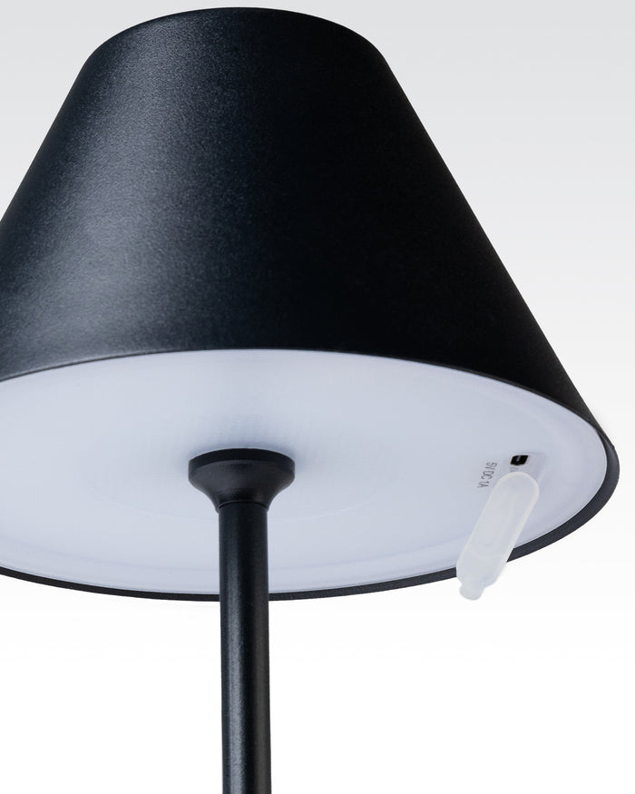 Lume Cube Rechargeable LED Table Lamp - Black | Modern & Portable Lighting