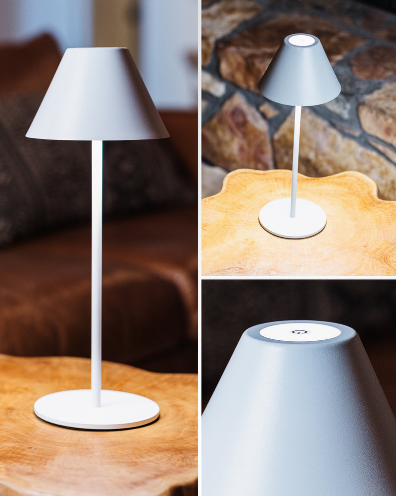 Lume Cube Rechargeable LED Table Lamp - Gray | Modern & Portable Lighting