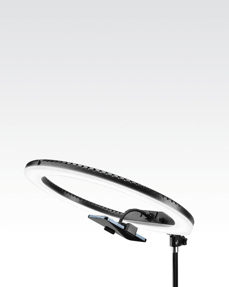 Ring Light: 18" Portable LED Ring Light with Stand