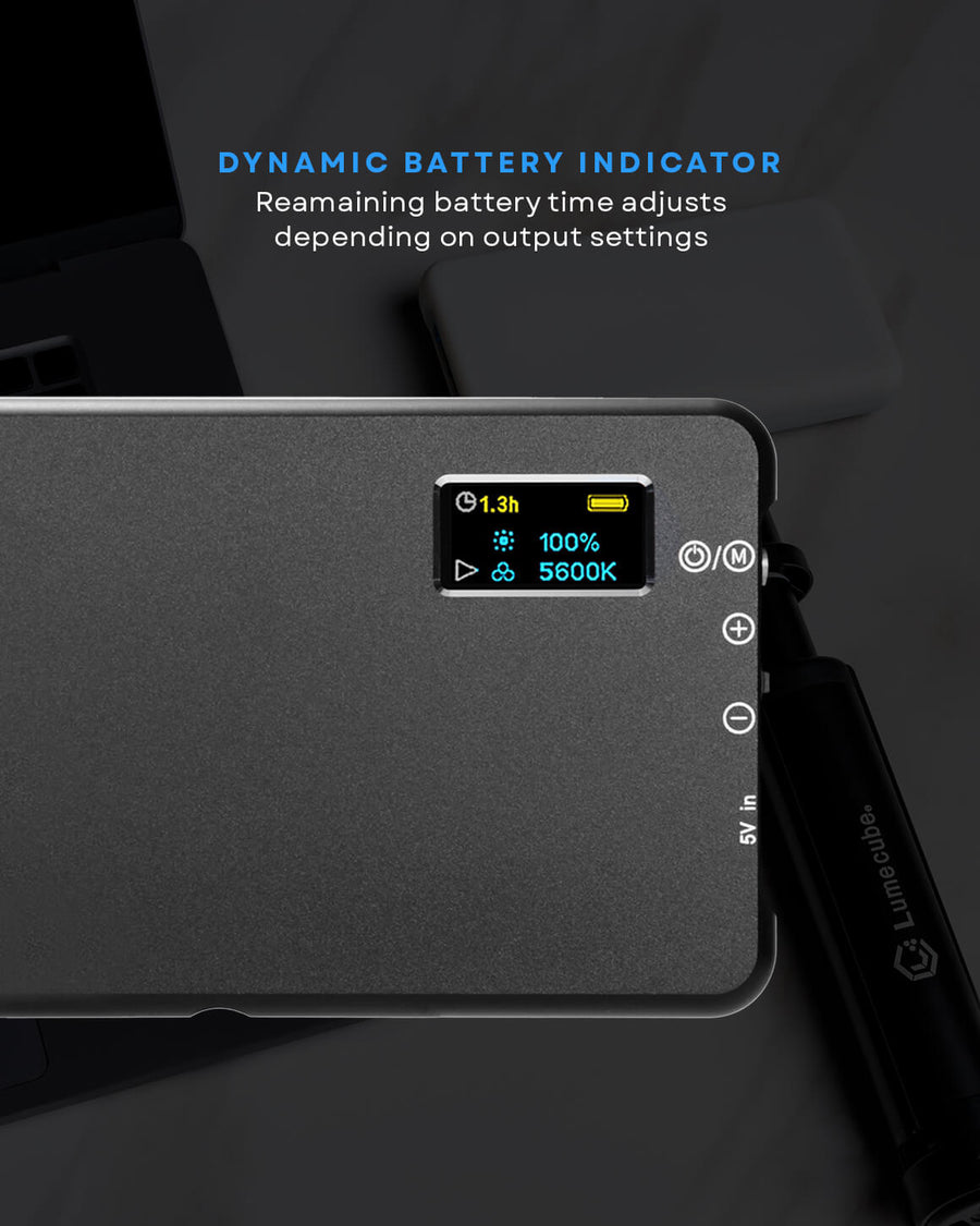 Broadcast Lighting Kit- Portable 1000 Lumen Panel Light With Stand