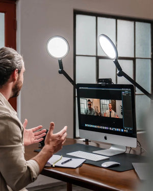 Webcam Lighting for Video Conferencing & Zoom Meetings